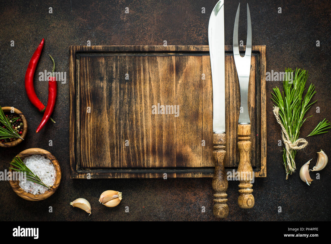 Food cooking background top view Stock Photo - Alamy