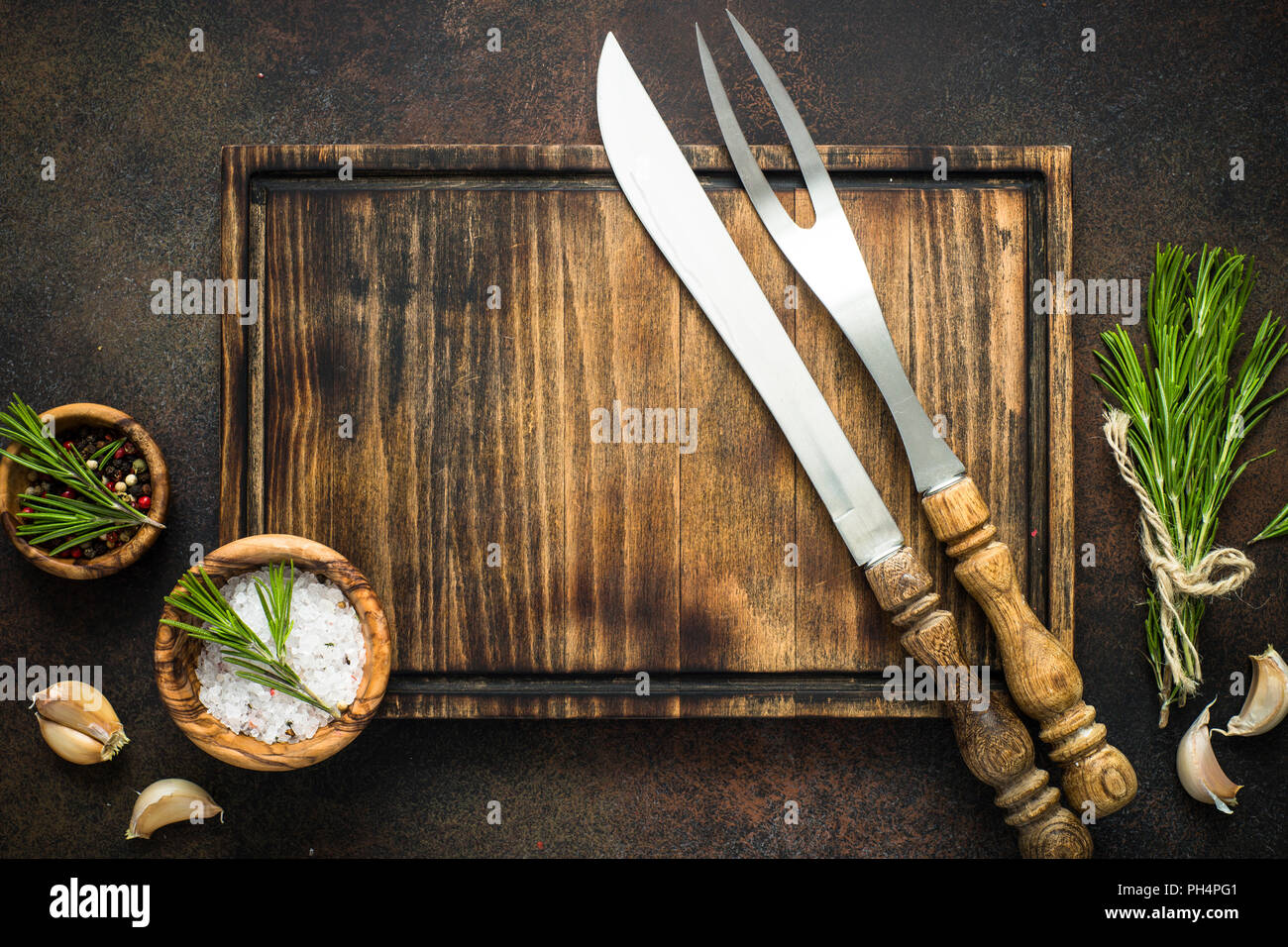 Food cooking background top view Stock Photo - Alamy