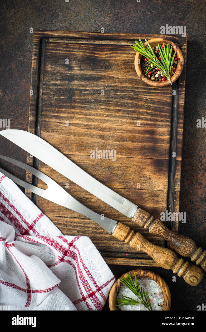 Food cooking background top view Stock Photo - Alamy