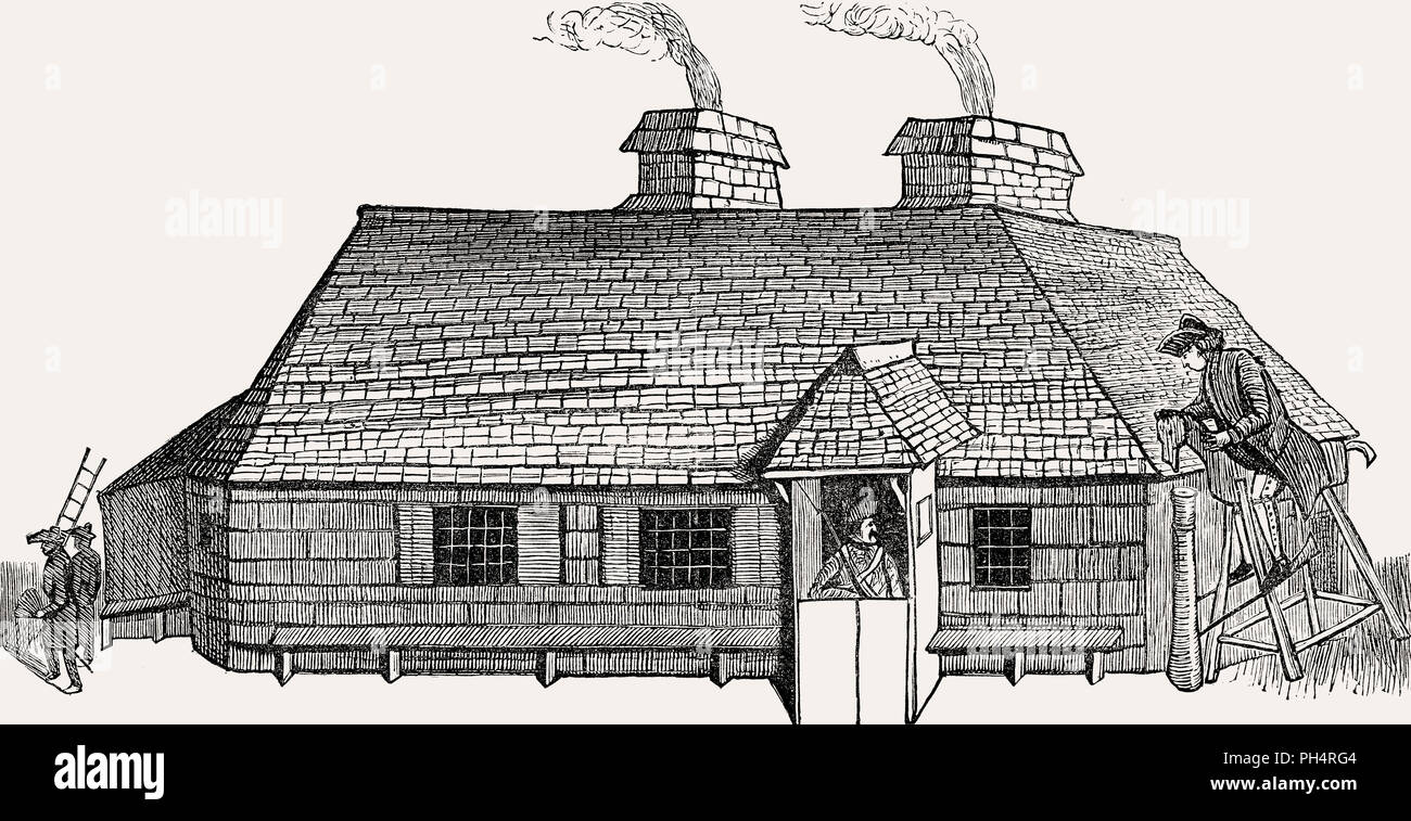 The Edinburgh City Guard House after Kay, High Street, Royal Mile ...