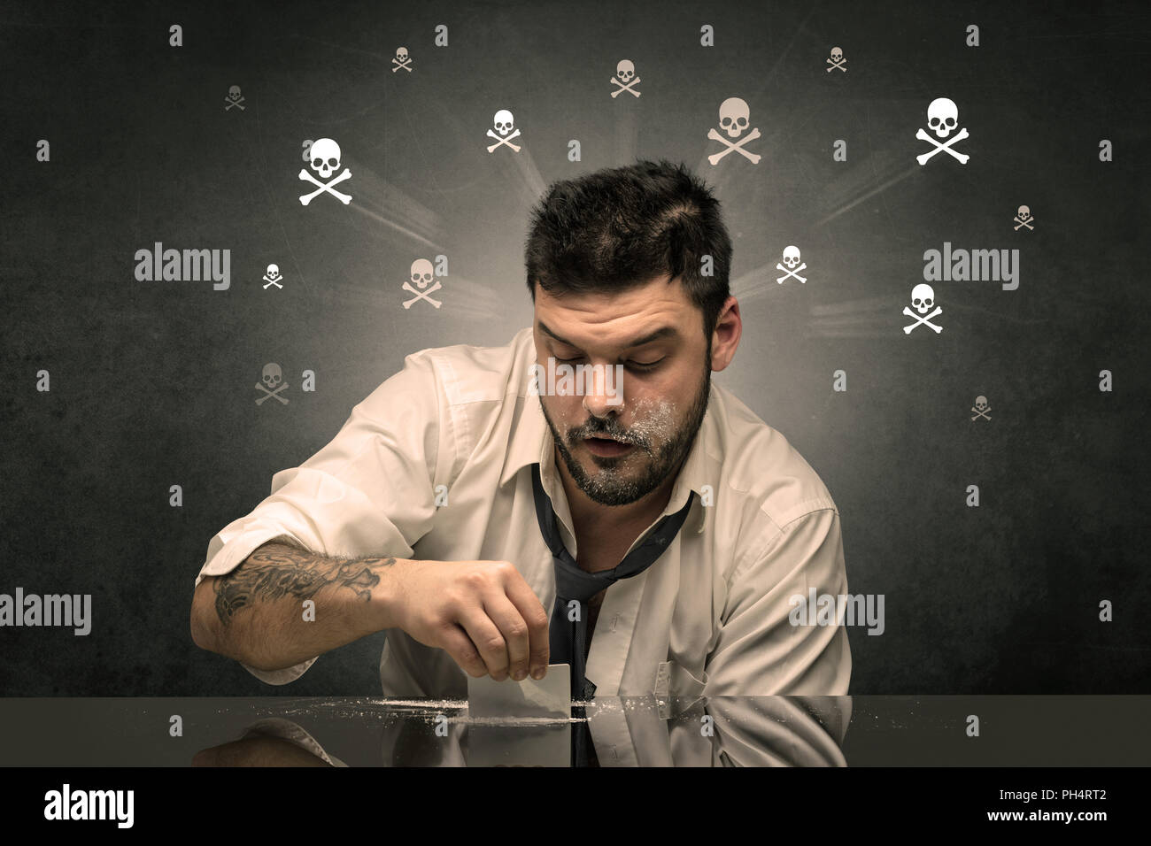 Loser drunk man sitting hi-res stock photography and images - Alamy