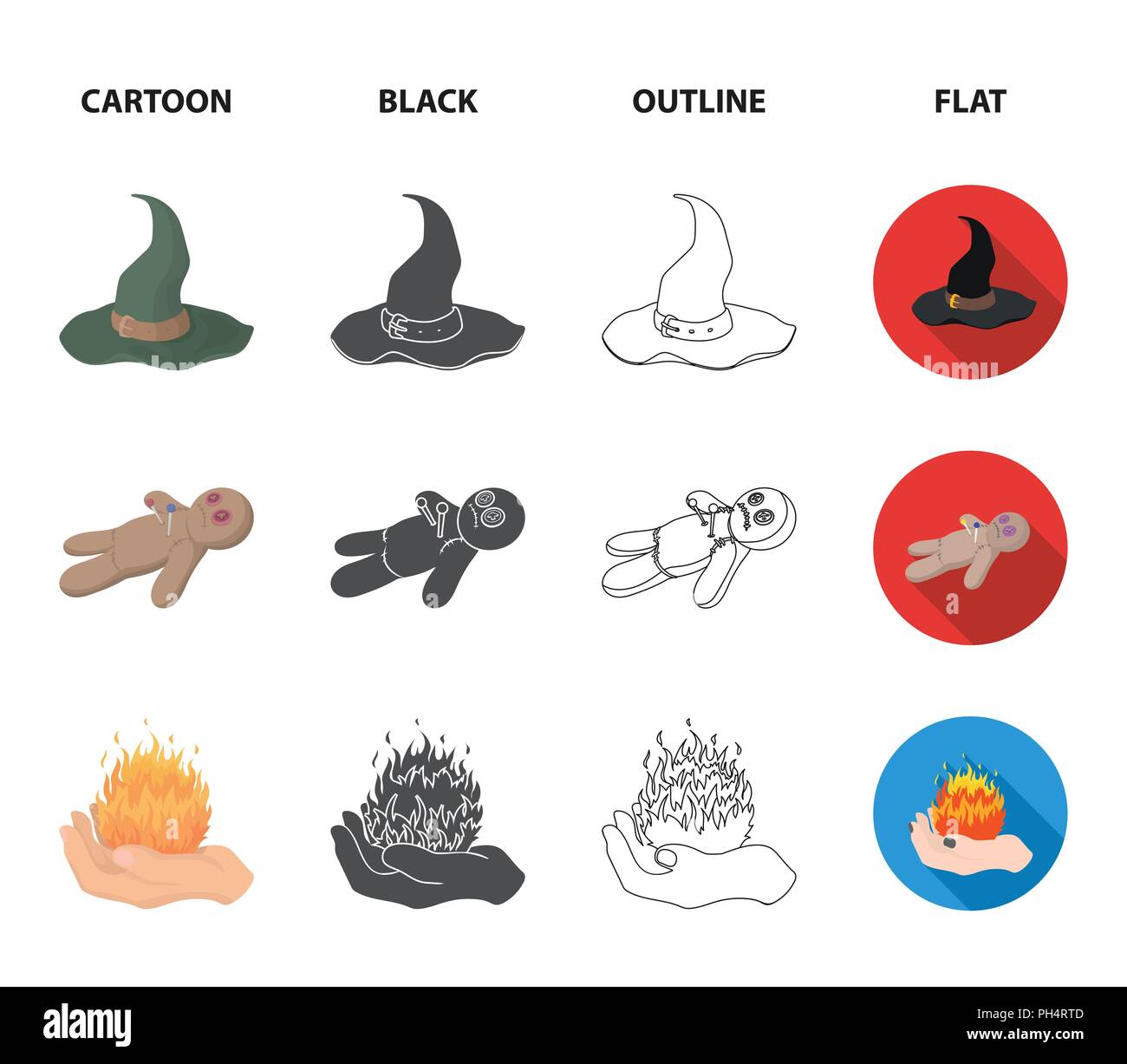 Love potion voodoo Stock Vector Images - Alamy