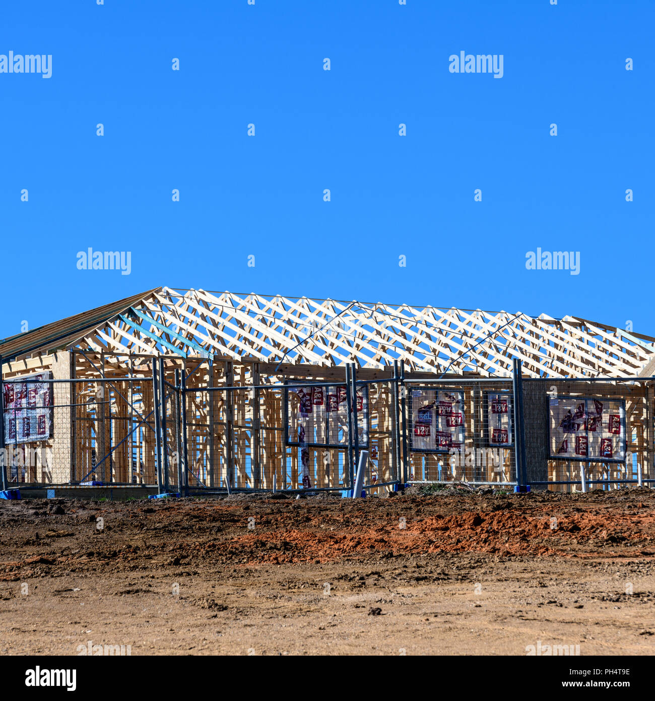 House being built Stock Photo - Alamy