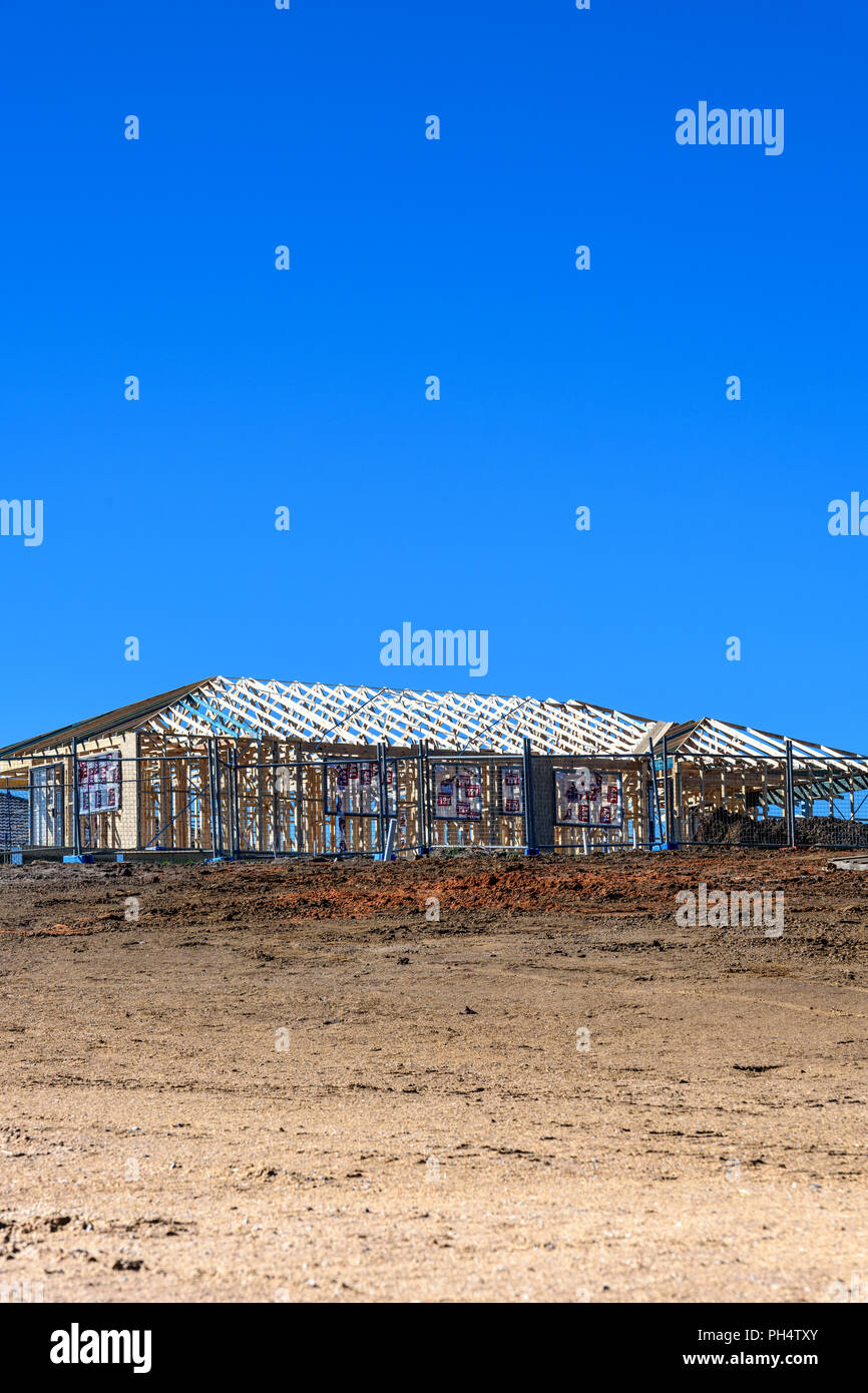 House being built Stock Photo - Alamy