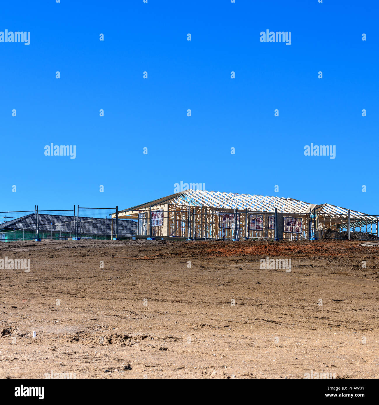 House being built Stock Photo - Alamy