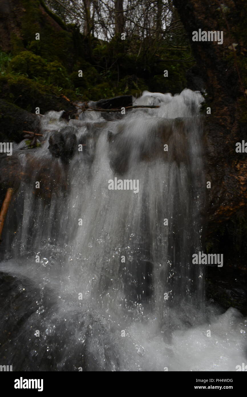 Waterfall in a stream Stock Photo - Alamy