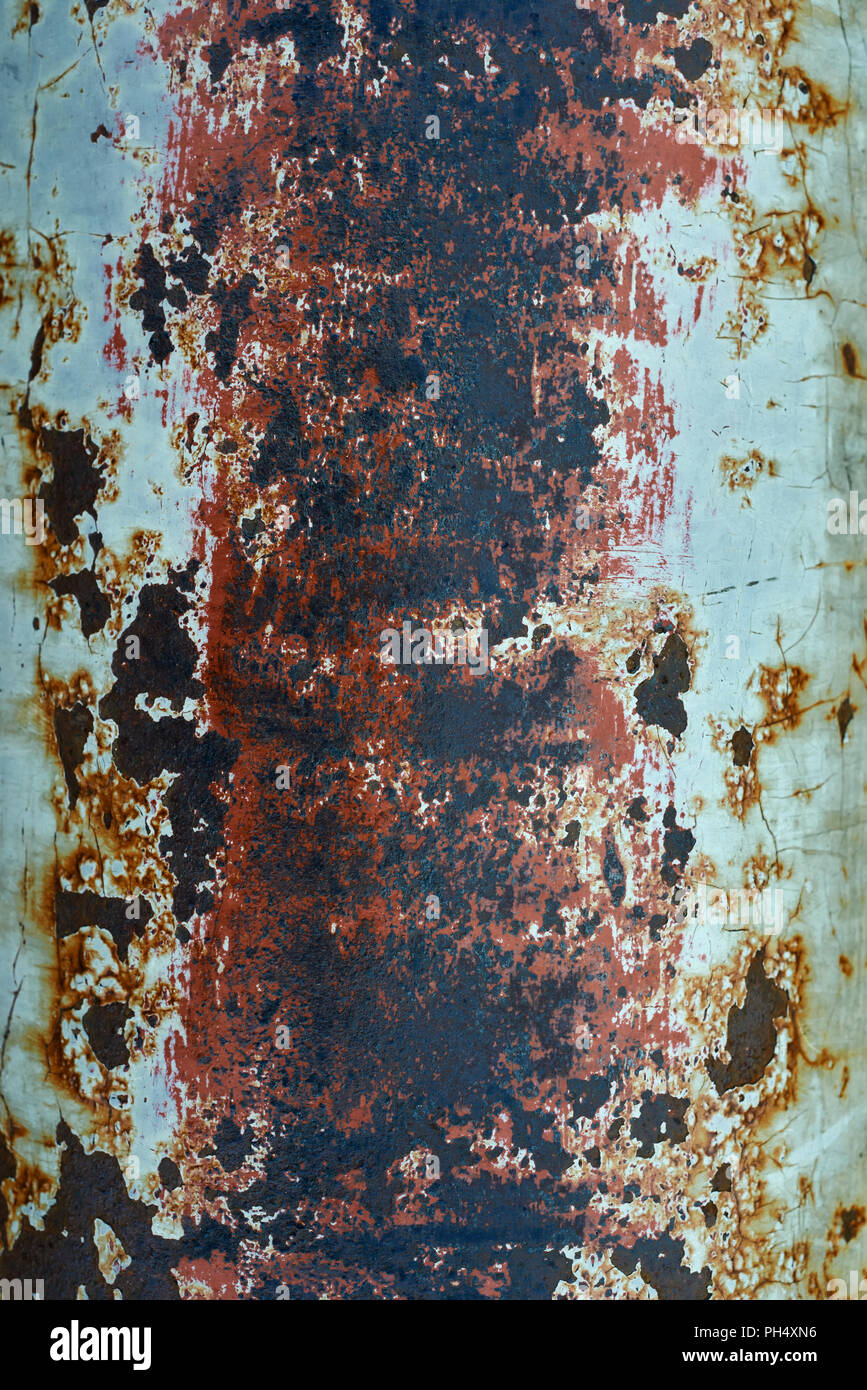 old rusty iron painted for background or texture Stock Photo - Alamy