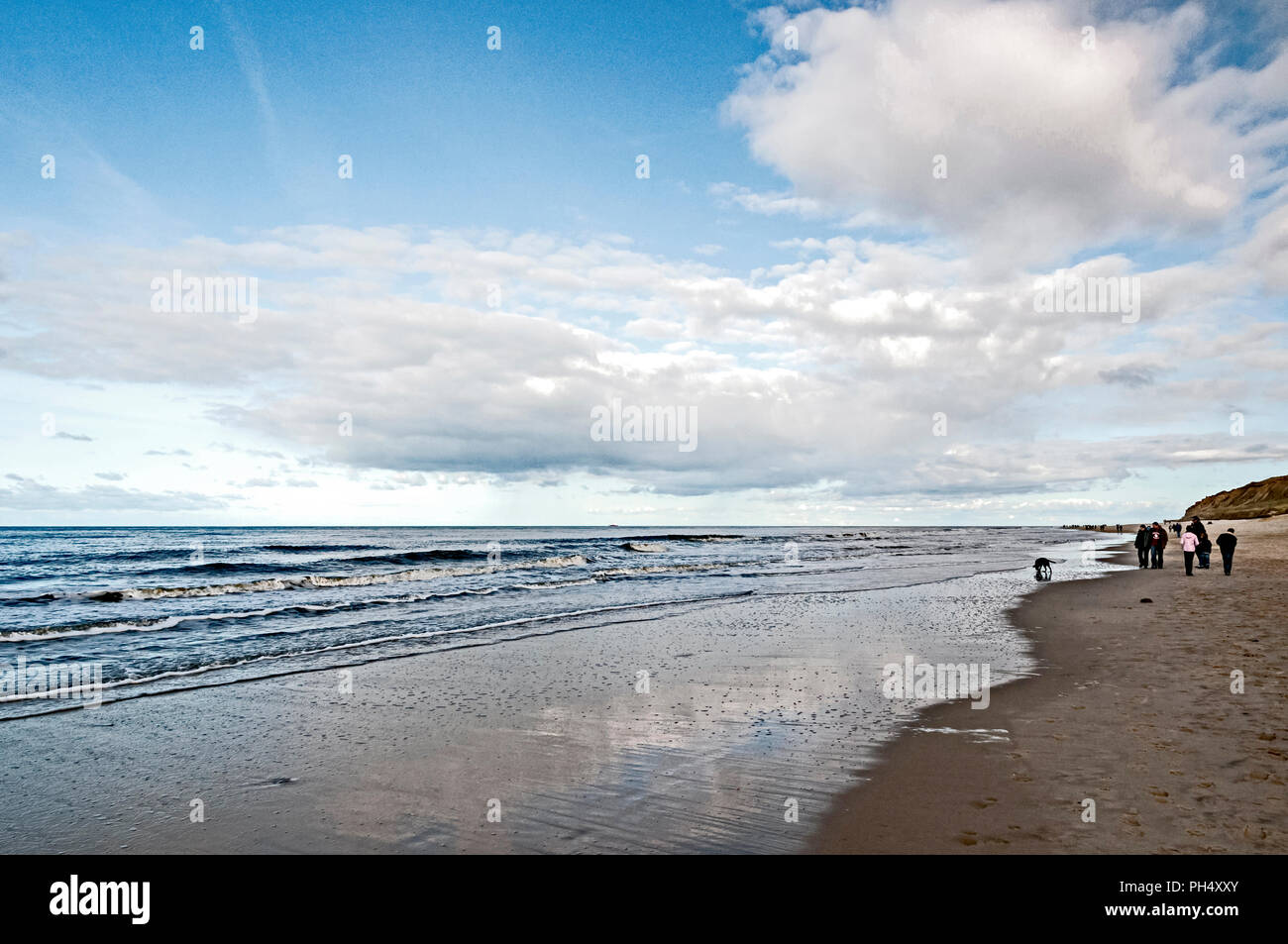 Sylt (Schleswig-Holstein, Northern Germany): Beach in Summer Stock ...
