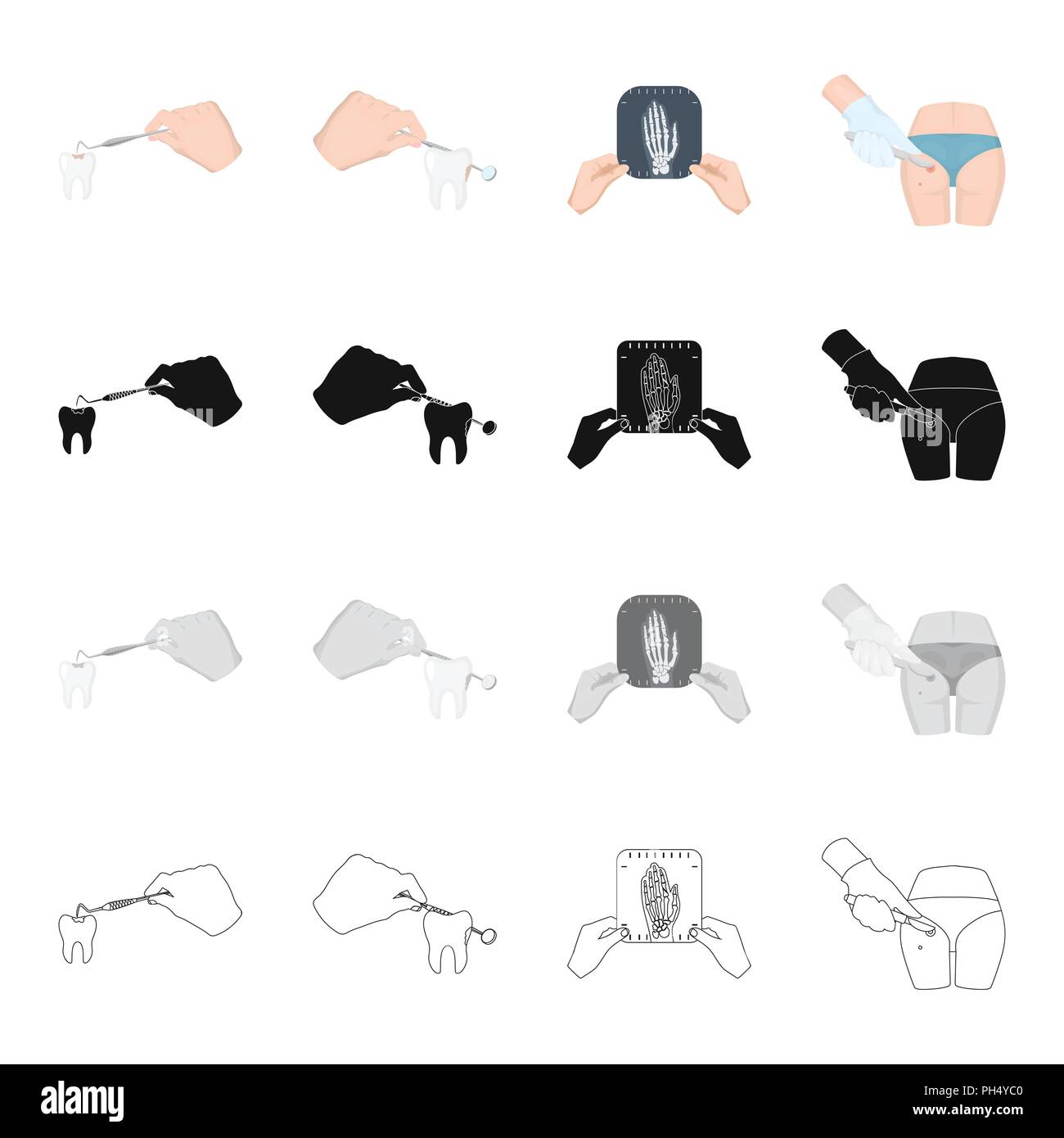 Operation incision surgeon hands Stock Vector Images - Alamy