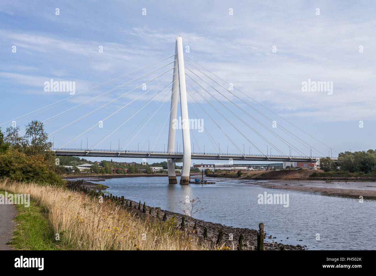 The Northern Spire bridge crossing the River Wear at Sunderland,England ...