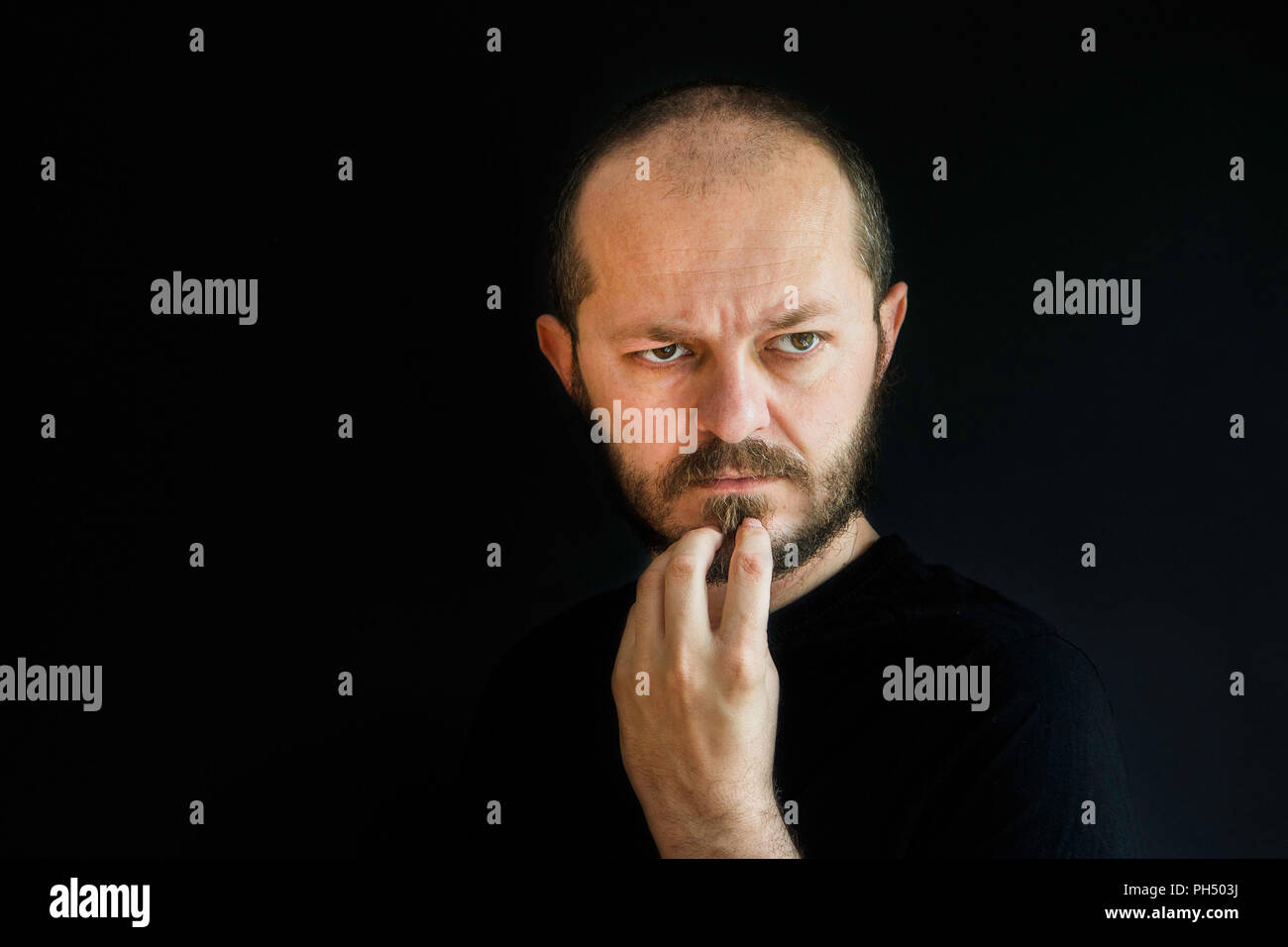 Concerned eyes hi-res stock photography and images - Alamy