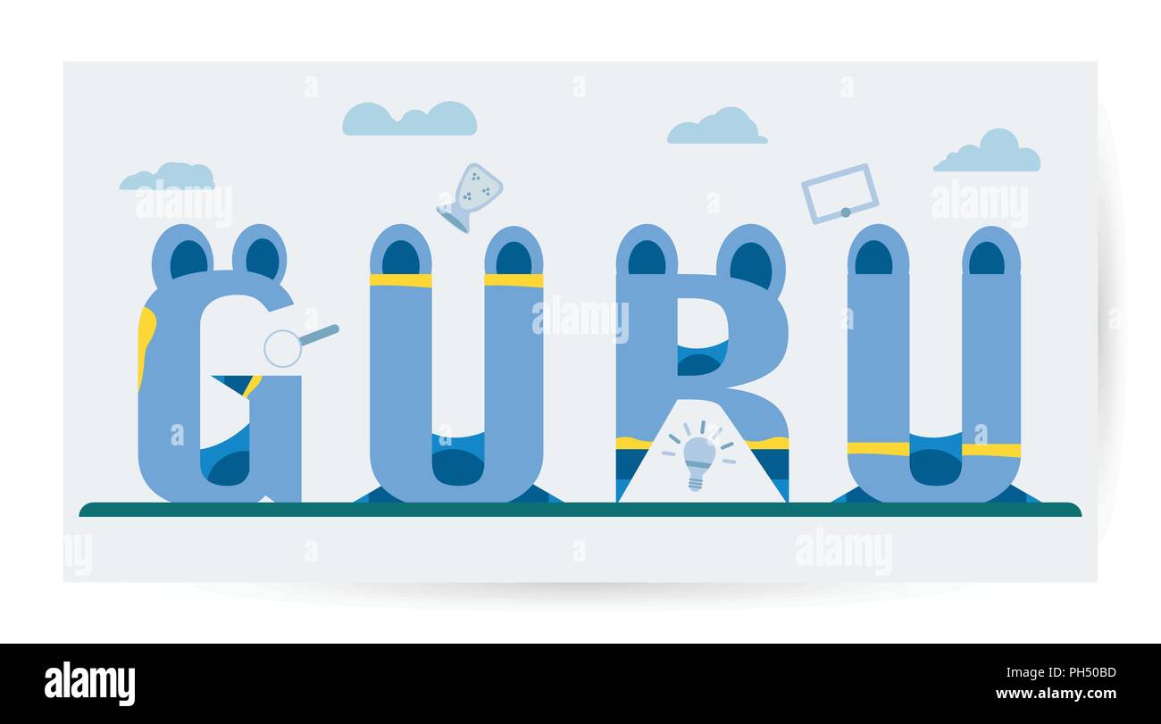 Guru Vector Vectors High Resolution Stock Photography and Images - Alamy