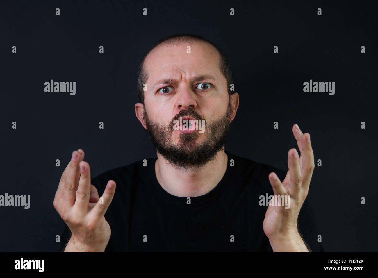 Violent man hi-res stock photography and images - Alamy