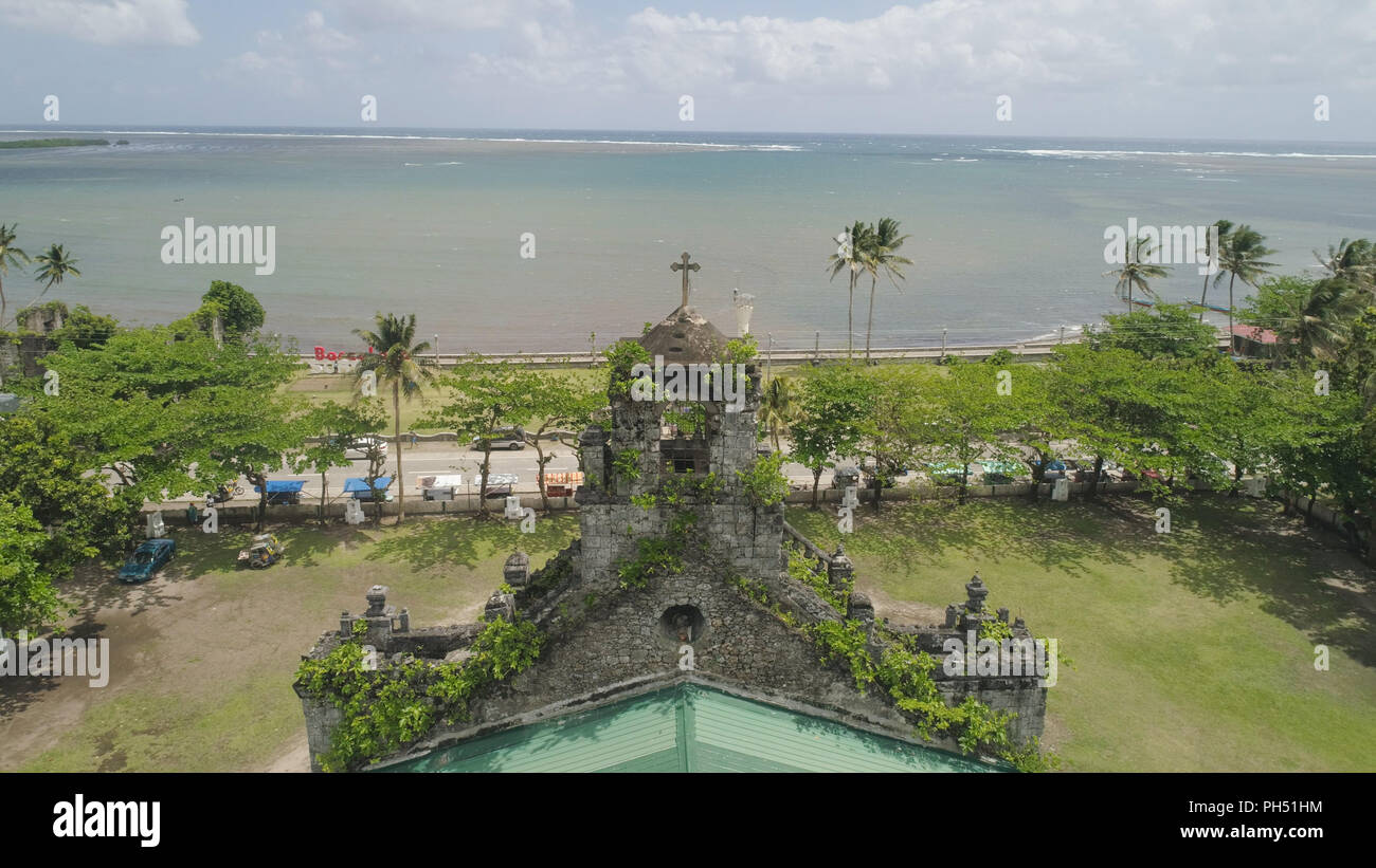 Old, ancient St Joseph church in the city of Barcelona, Sorsogon ...