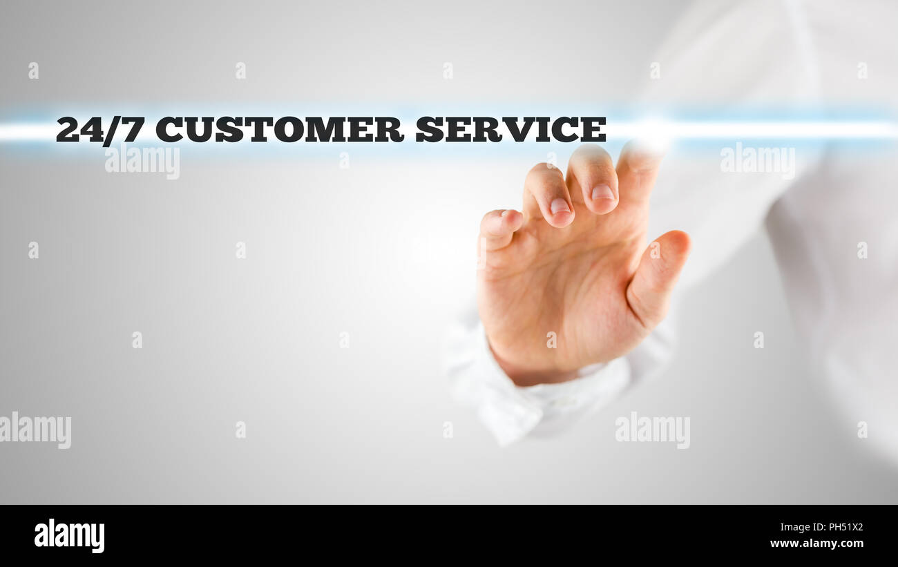 Customer service button hi-res stock photography and images - Alamy