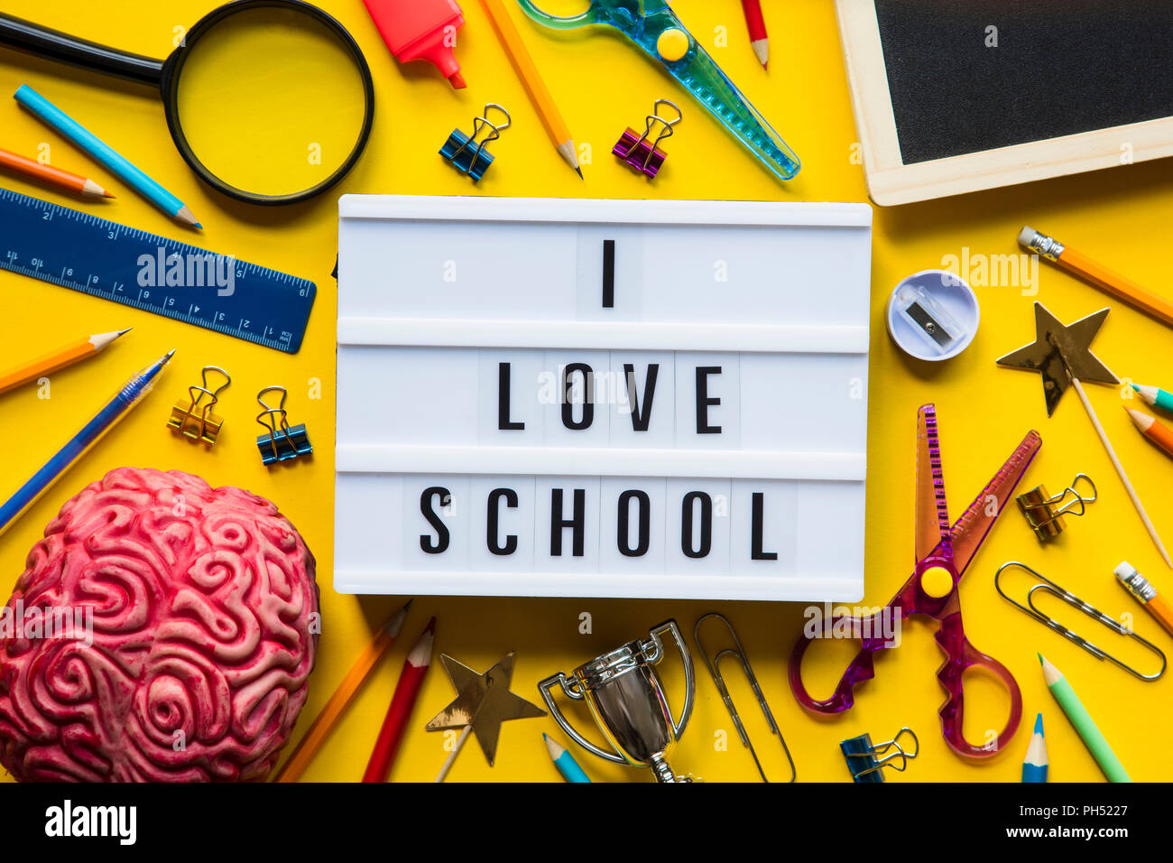 I love school hi-res stock photography and images - Alamy