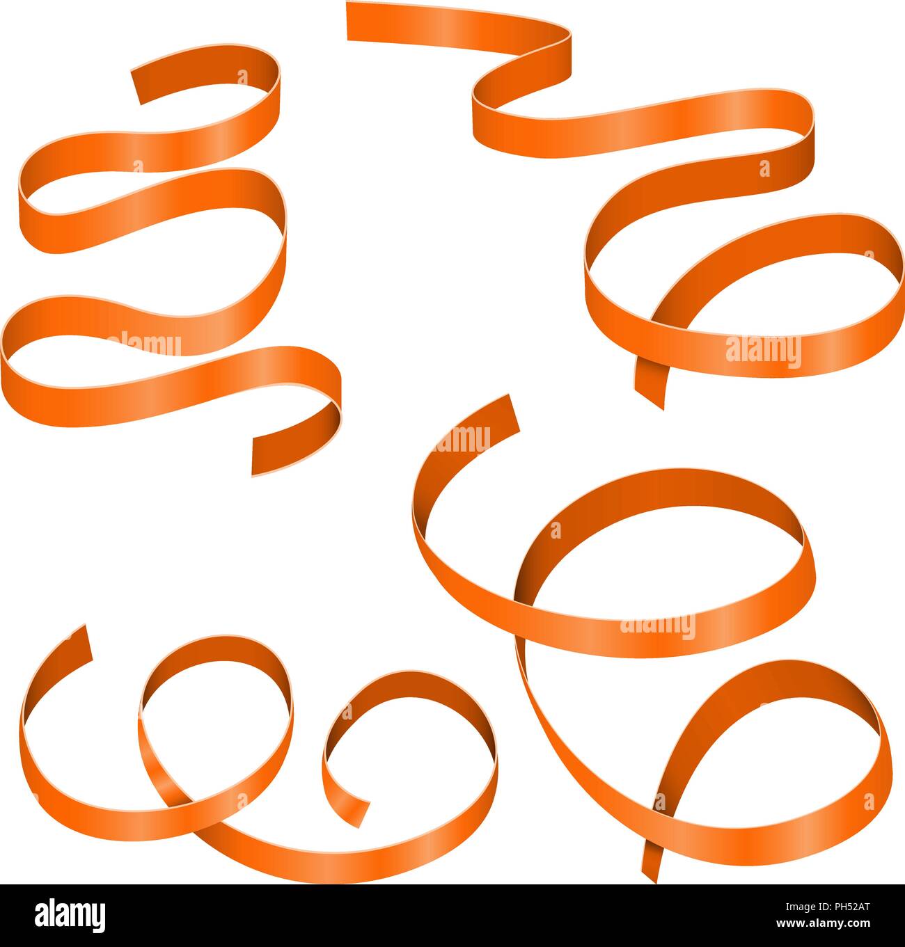 Streamers silk Stock Vector Images - Alamy