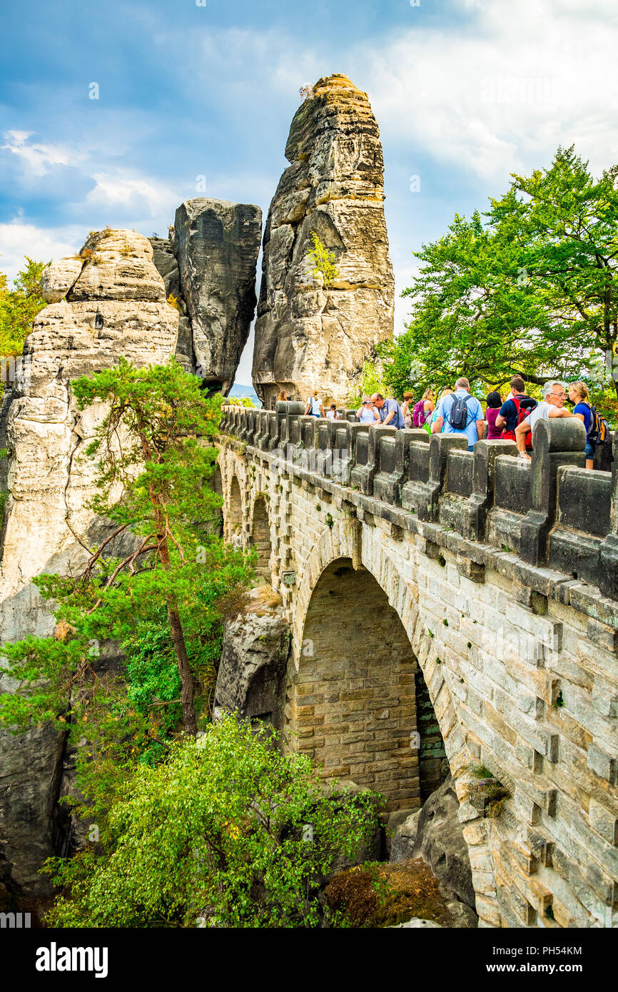 Bastei bridge hi-res stock photography and images - Alamy