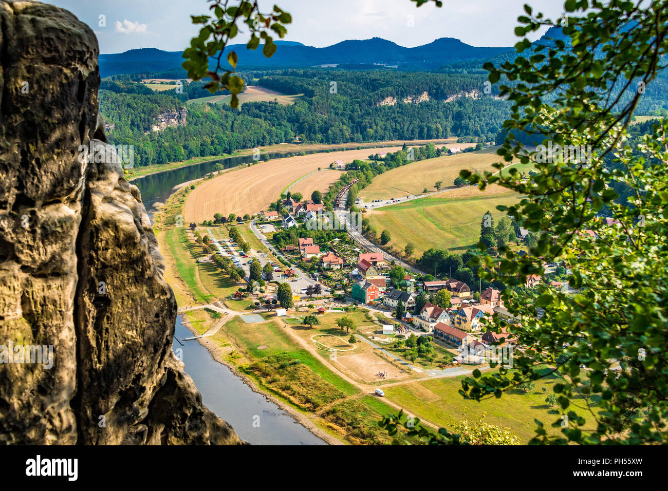 Elbe valley bridge hi-res stock photography and images - Alamy