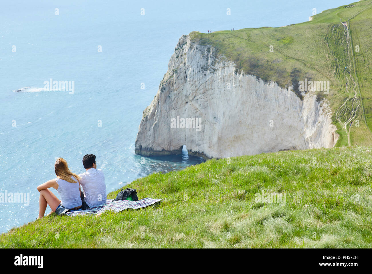Looking down high cliff on hi-res stock photography and images - Alamy