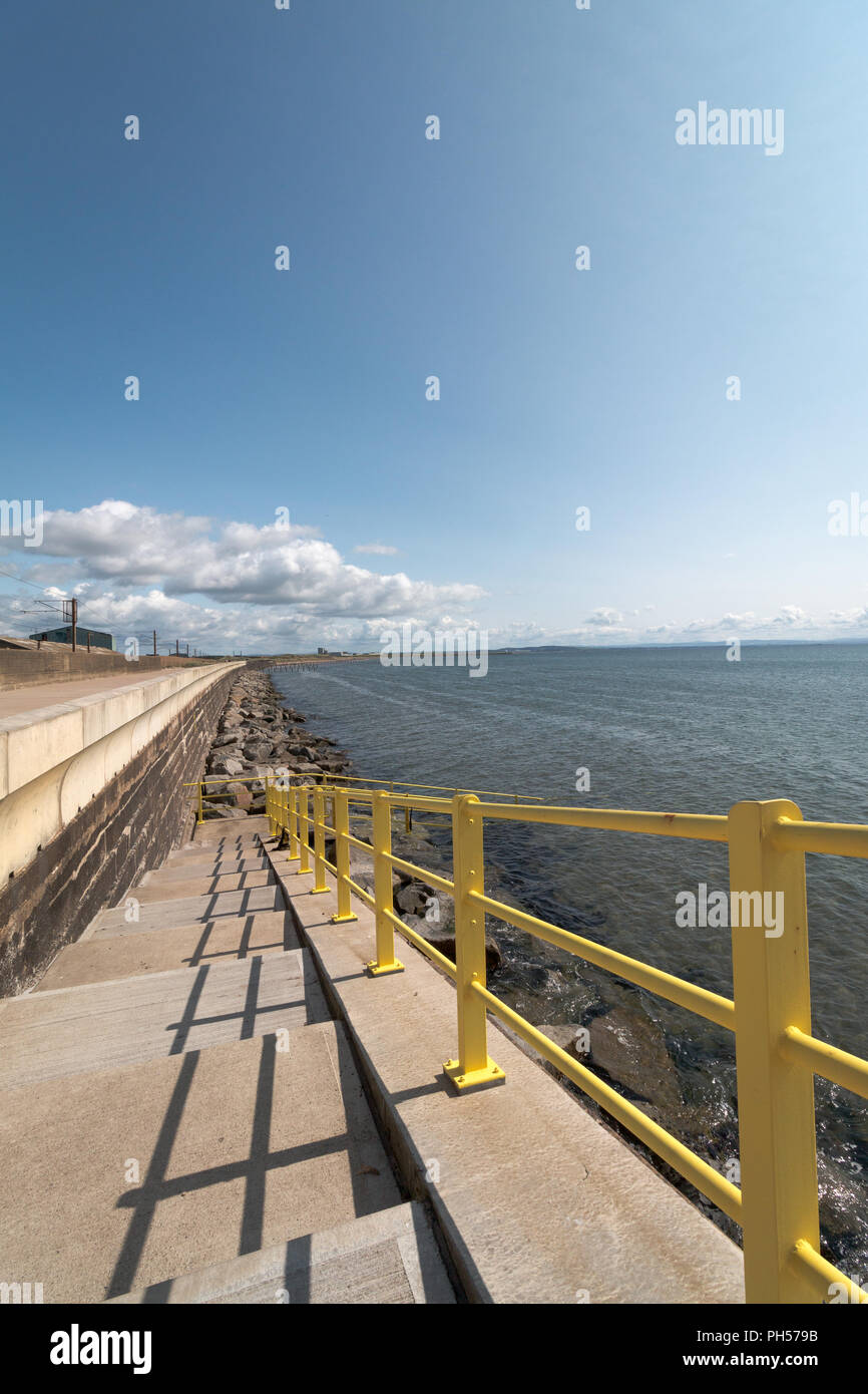 Adrossan Harbour, Saltcoast, Stevenston Coastline Landmarks Stock Photo ...