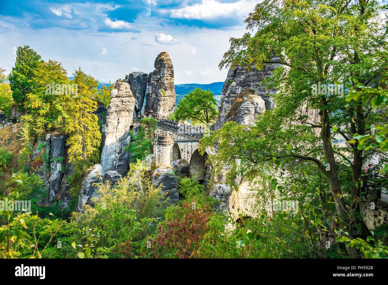 Bastei bridge hi-res stock photography and images - Alamy