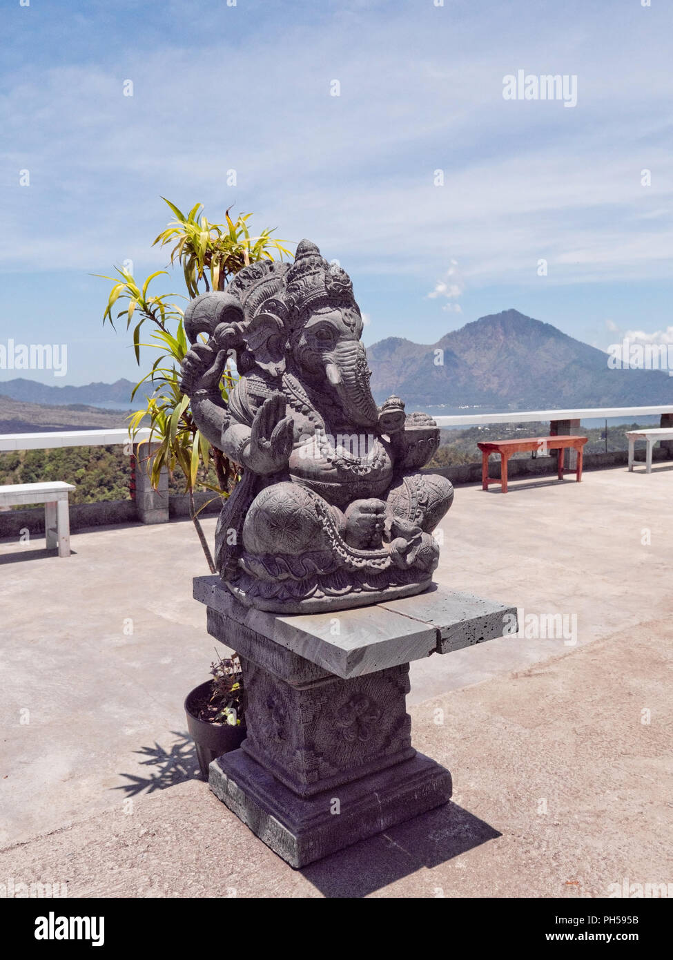 Hindu temple with statues of the gods on Bali island, Indonesia ...