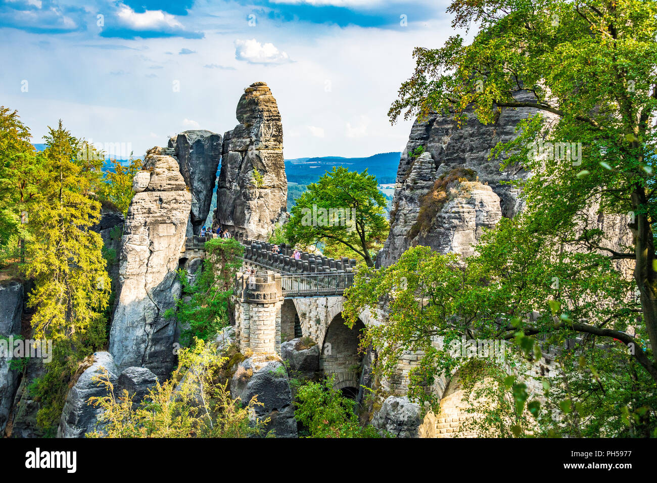 Bastei bridge hi-res stock photography and images - Alamy