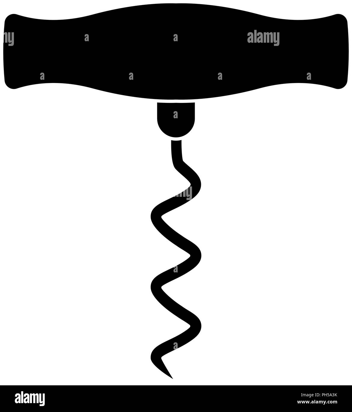 Corkscrew silhouette hi-res stock photography and images - Alamy