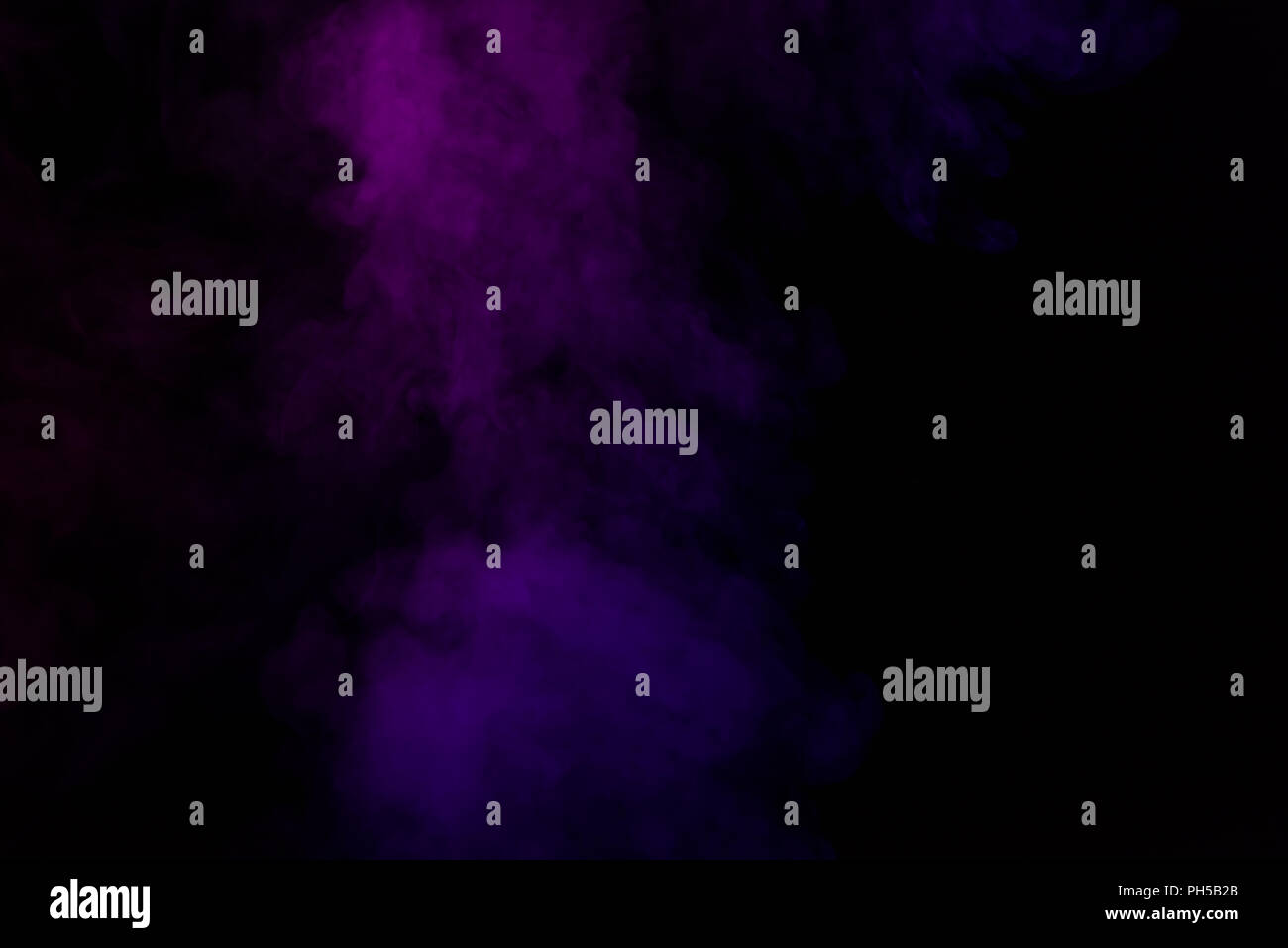 abstract black background with violet steam Stock Photo - Alamy
