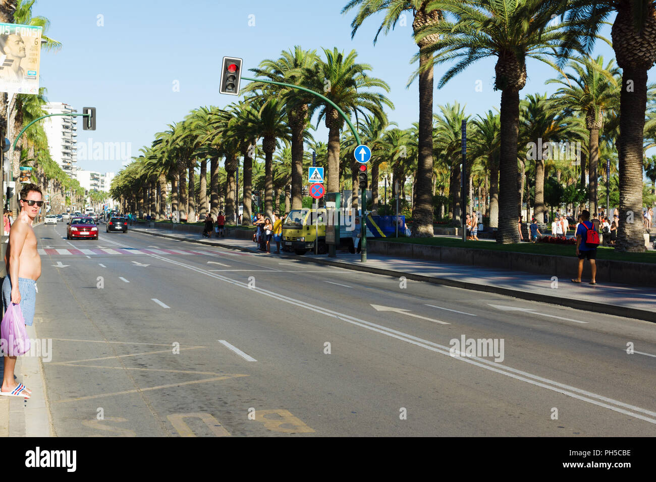 Costa salou beach scene hi-res stock photography and images - Alamy