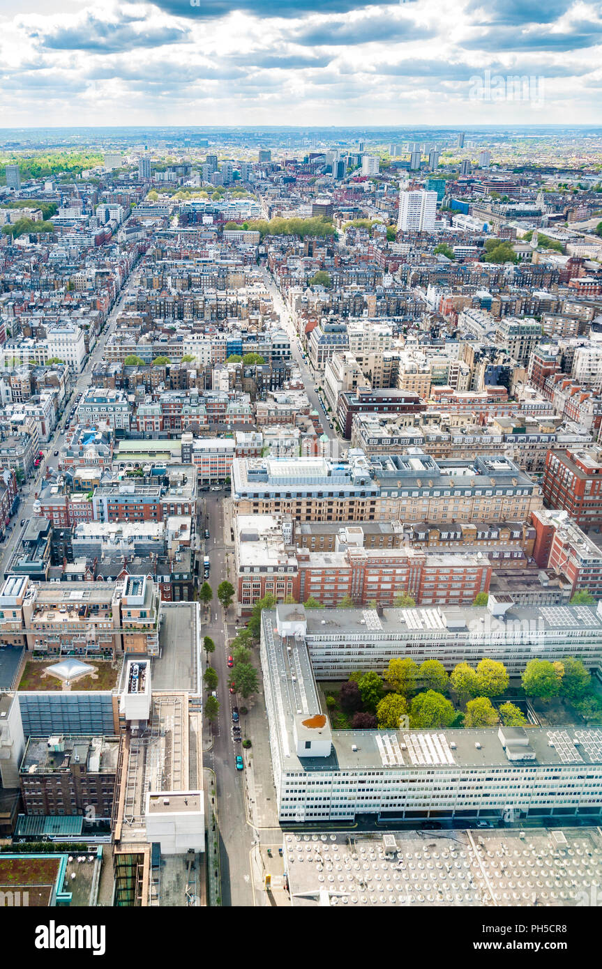 Aerial view of central london hi-res stock photography and images - Alamy