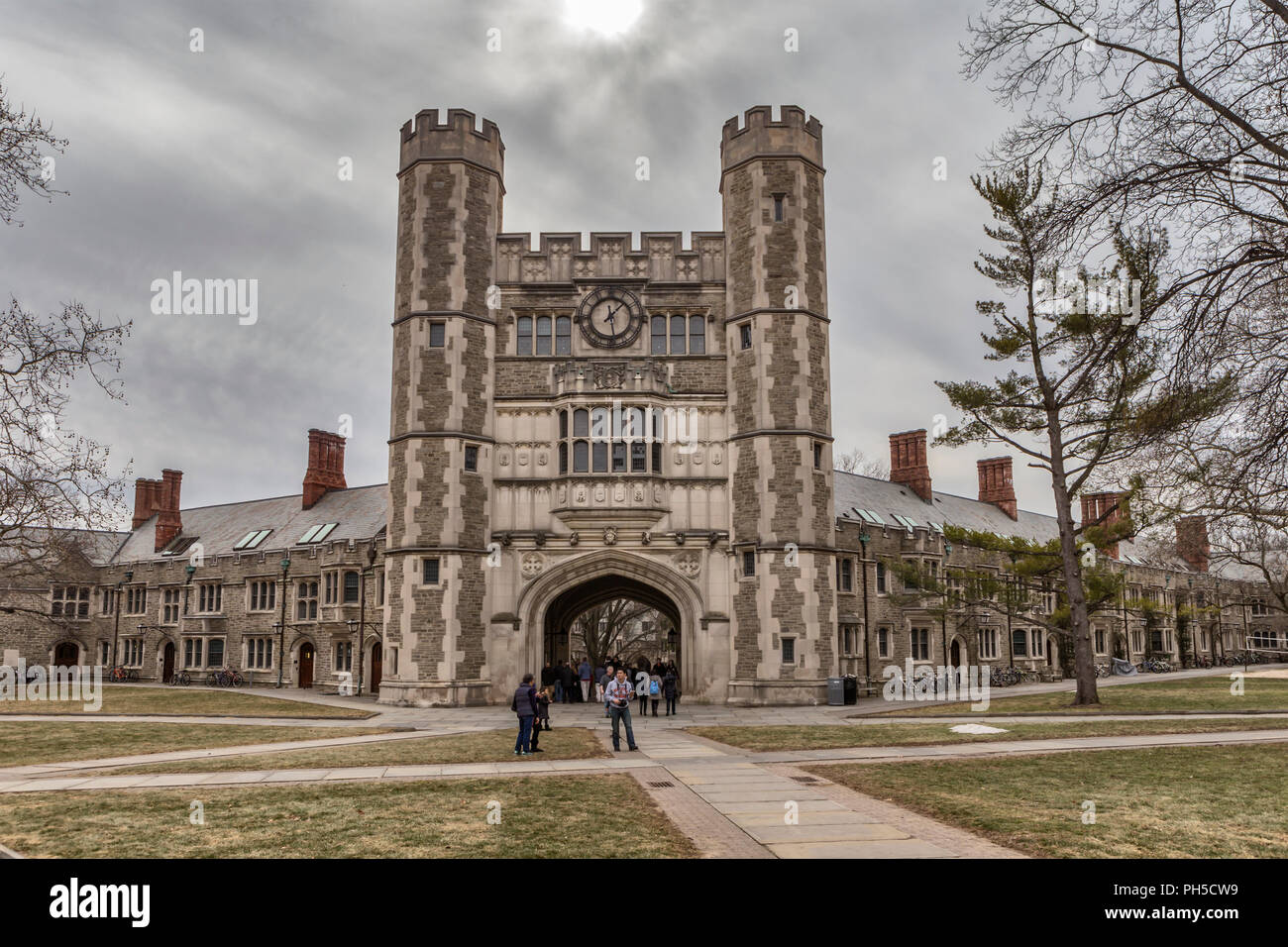 Blair Hall, Mathey College, Princeton University, New Jersey, USA Stock ...