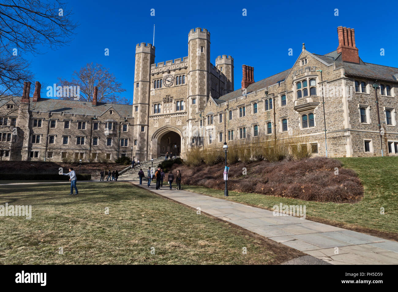Blair Hall, Mathey College, Princeton University, New Jersey, USA Stock ...