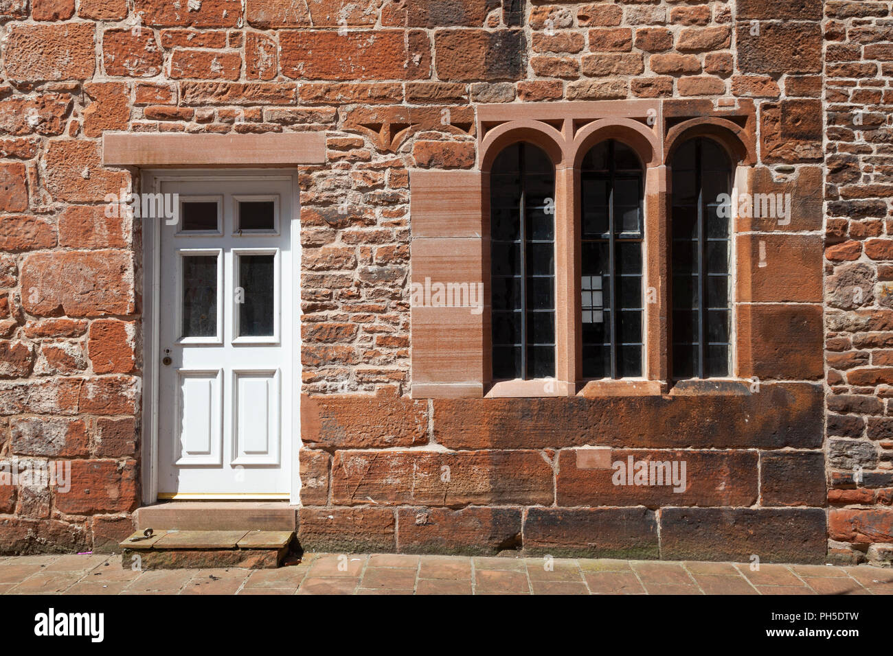 Penrith, Cumbria, UK, England, Red Stone buildings Stock Photo - Alamy