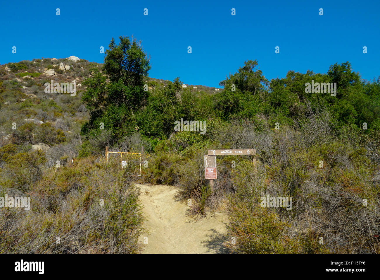 Cole Canyon Trail in Murrieta California Stock Photo - Alamy