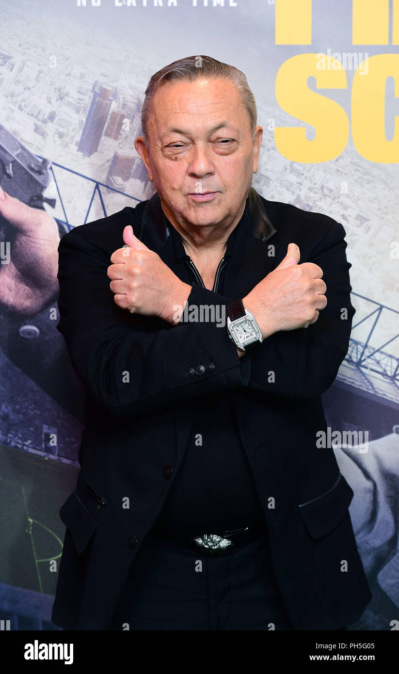 David Sullivan arrives at the world premiere of Final Score at Ham Yard ...