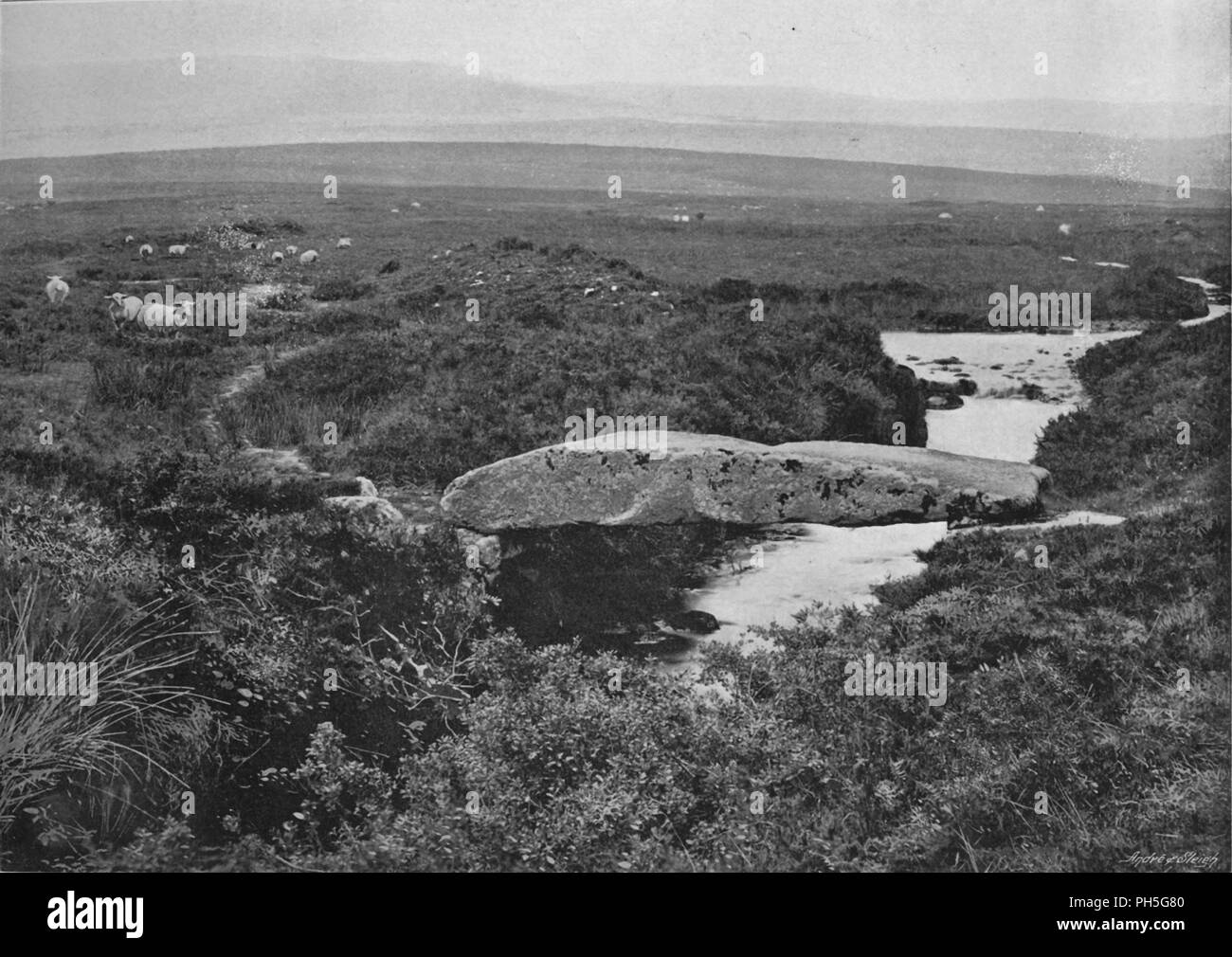 Dartmoor clapper bridge walla hi-res stock photography and images - Alamy