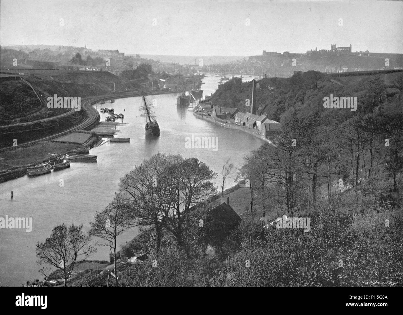 'Whitby, from Larpool', c1896. Artist: Frank Meadow Sutcliffe Stock ...