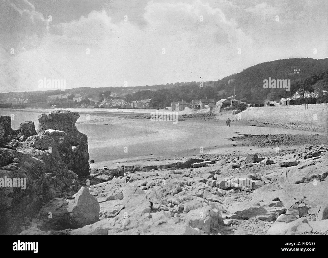'Grange-Over-Sands', c1896. Artist: Gilbert Wilson Stock Photo - Alamy