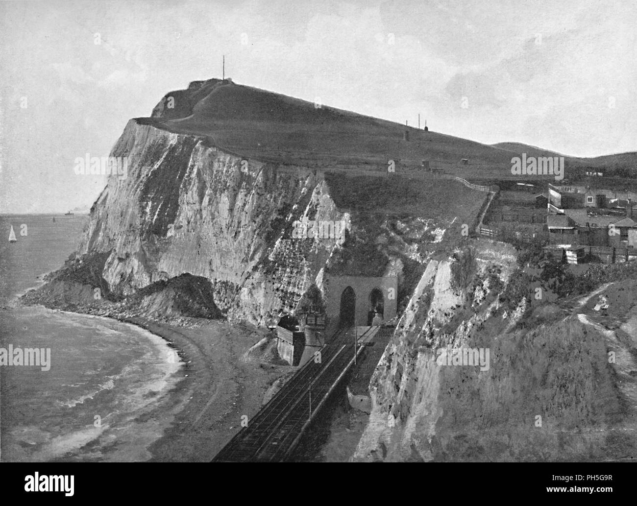 Dover channel tunnel Black and White Stock Photos & Images - Alamy