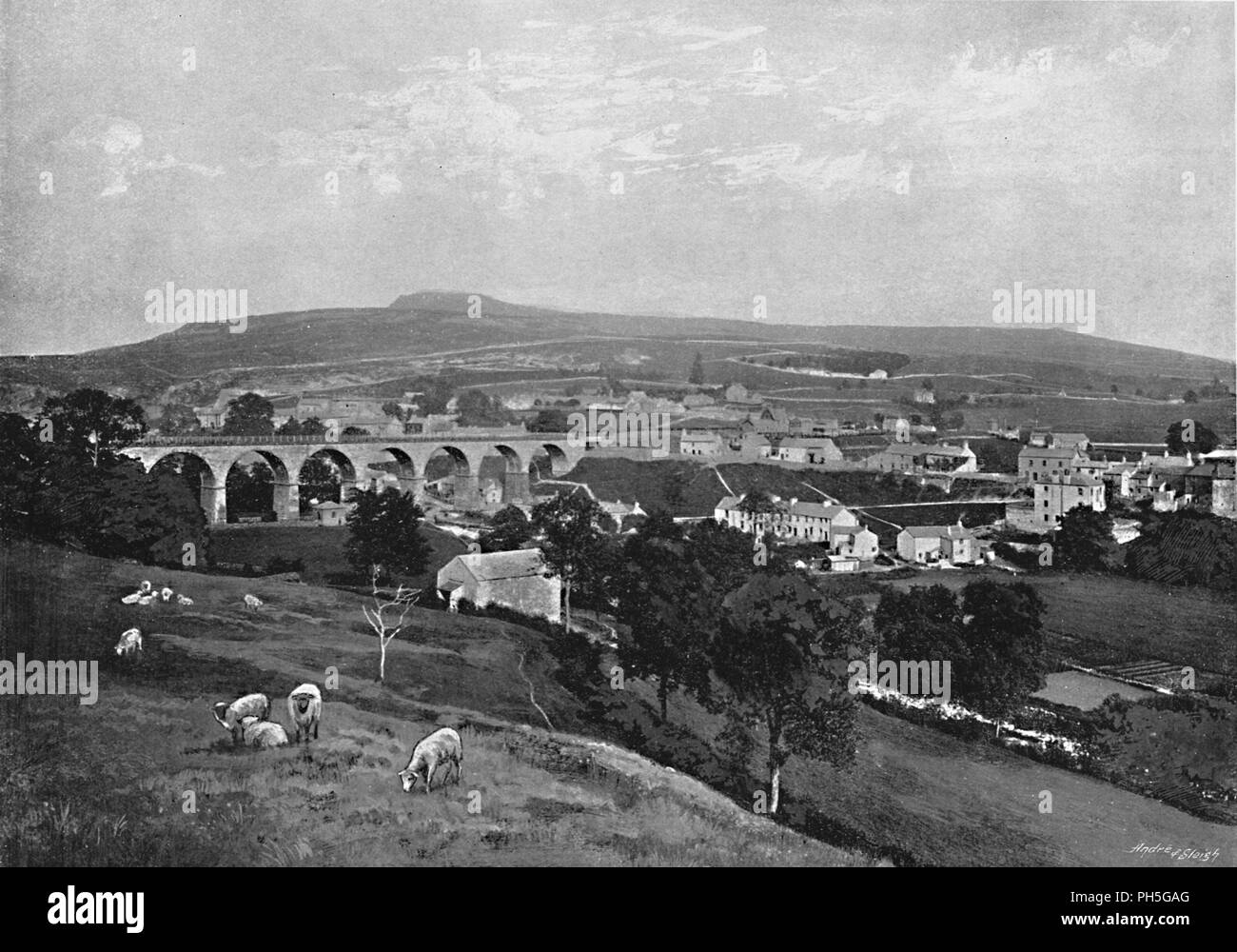 Ingleton village hi-res stock photography and images - Alamy