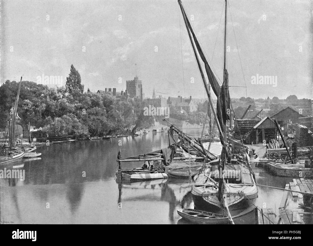 Maidstone kent england river boat hi-res stock photography and images ...