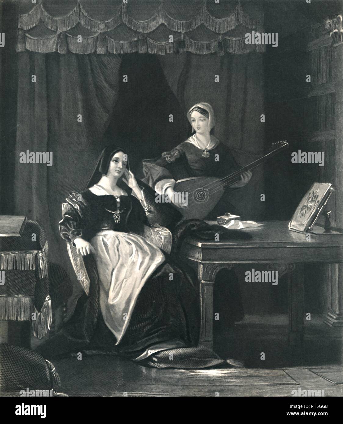 'Queen Katherine (King Henry VIII)', c1870. Artist: Charles W Sharpe ...