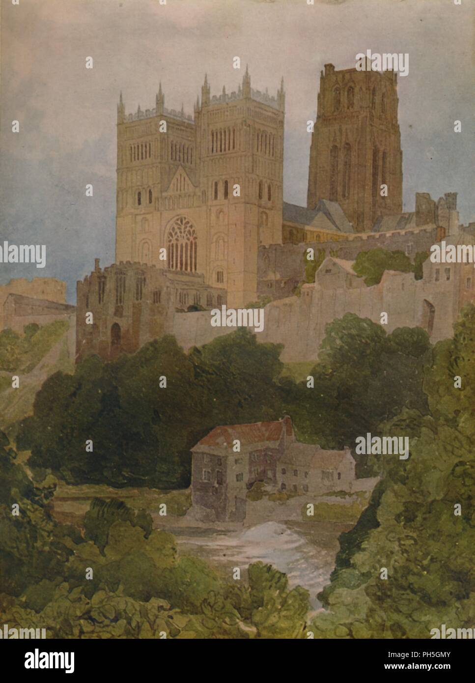 'Durham Cathedral', 1923. Artist: John Sell Cotman Stock Photo - Alamy