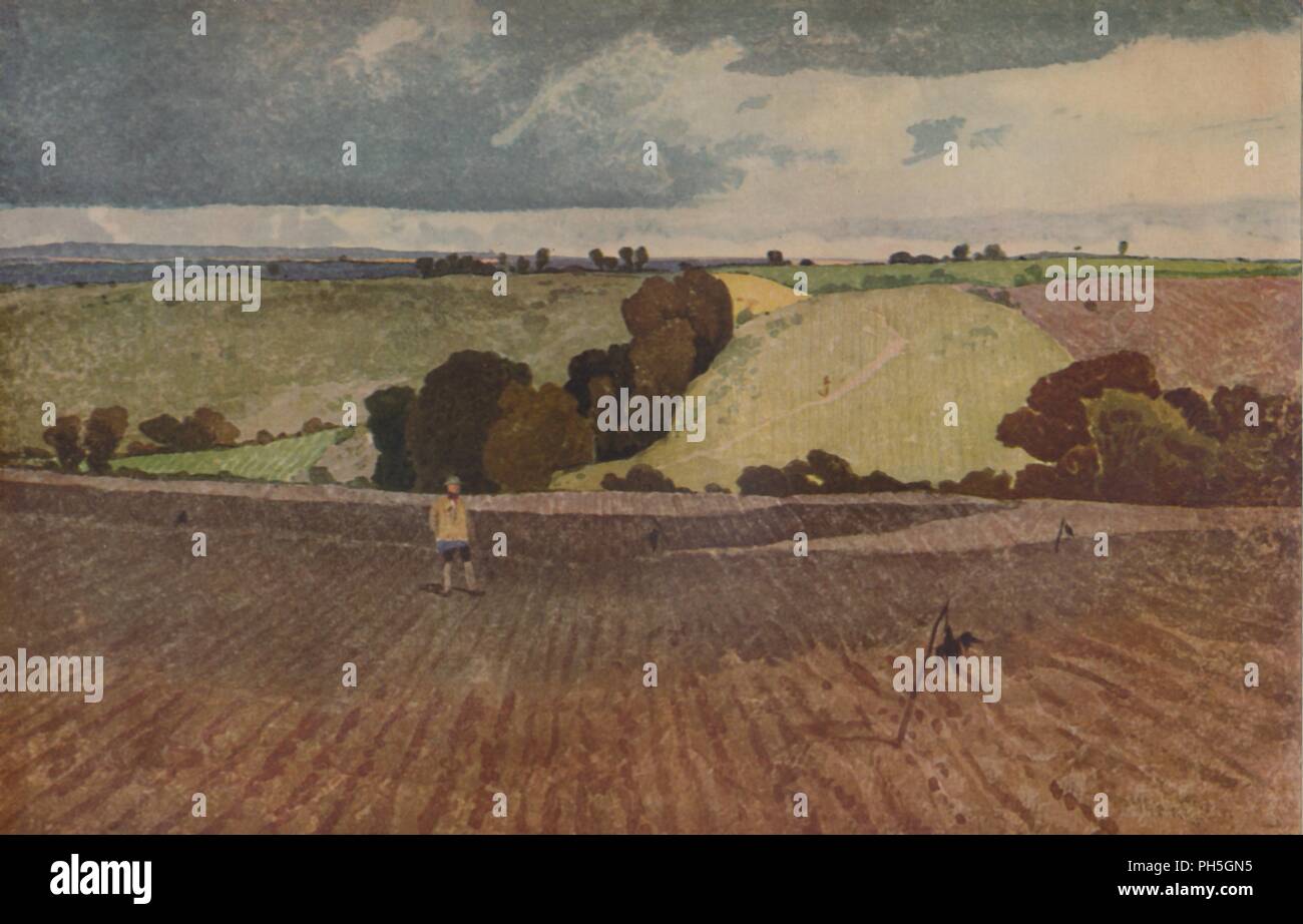 'A Ploughed Field', 1923. Artist: John Sell Cotman Stock Photo - Alamy