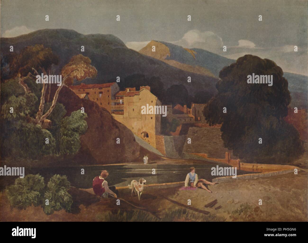 'Classical Landscape', 1923. Artist: John Sell Cotman Stock Photo - Alamy