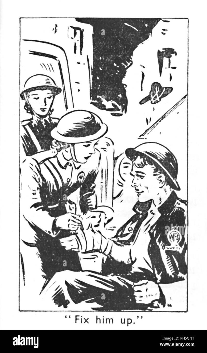 'Fix him up.', 1940. Artist: Unknown Stock Photo - Alamy