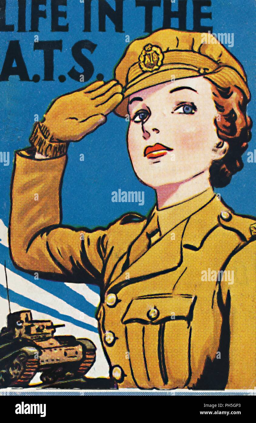 Women ats ww2 hi-res stock photography and images - Alamy