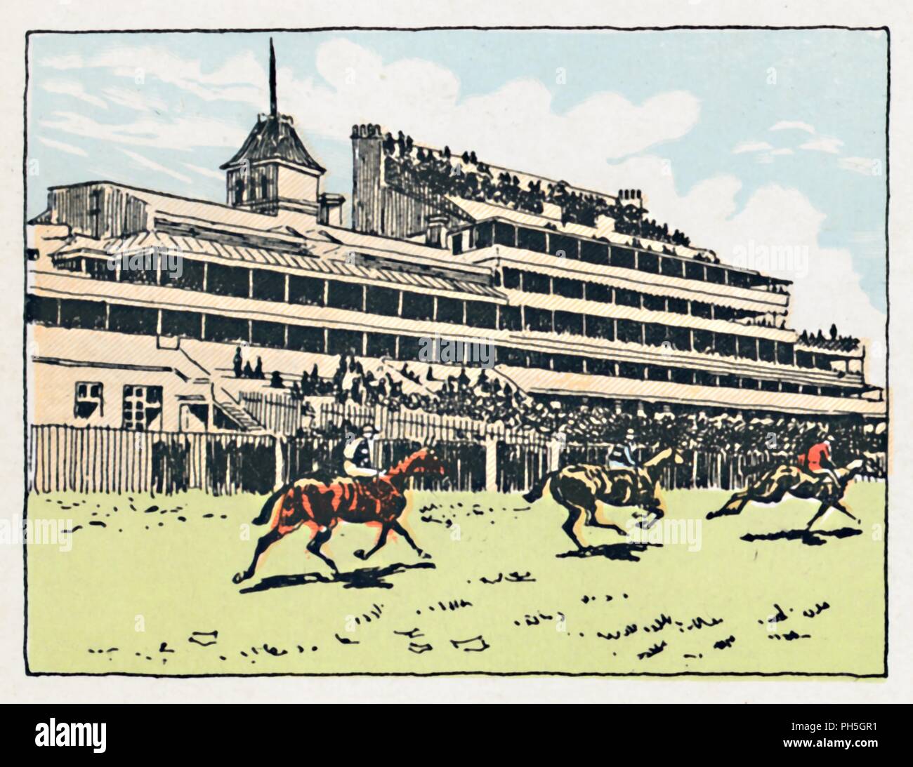 Grandstand Epsom Racecourse Stock Photos & Grandstand Epsom Racecourse ...